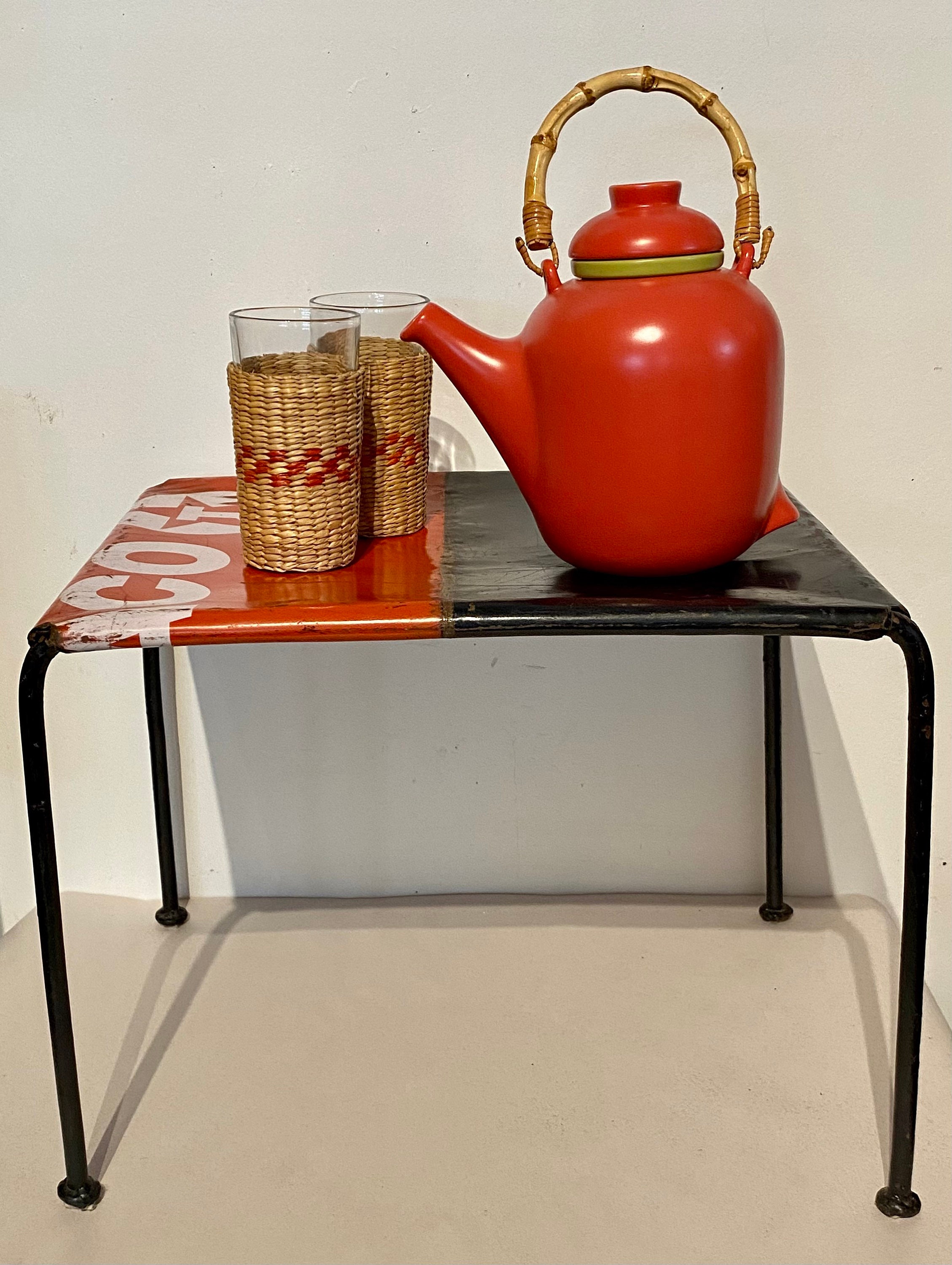 Togo West Africa Recycled Texaco Oil Drum Side Table - Etsy