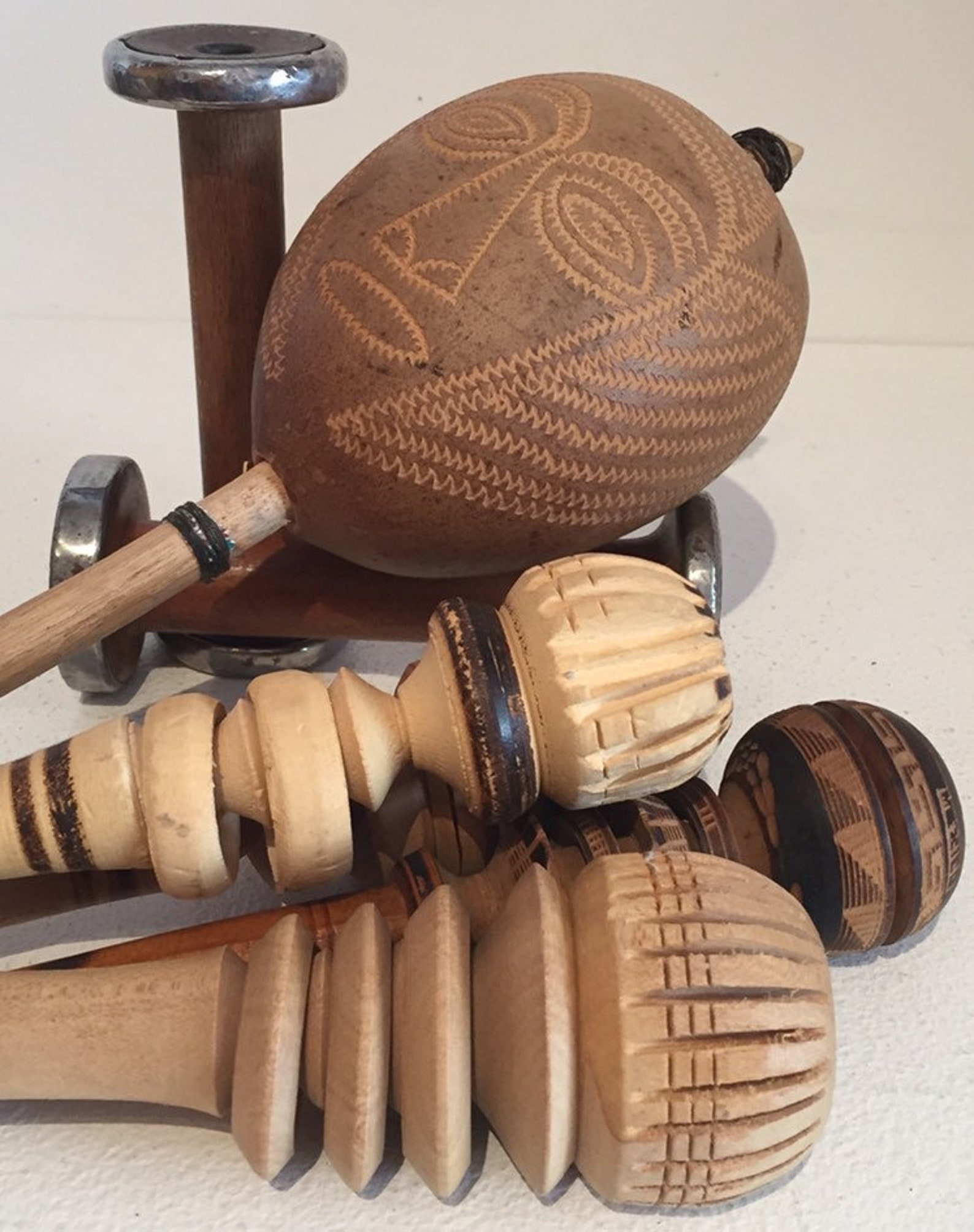 Peruvian Gourd Maraca Hand Carved - Etsy