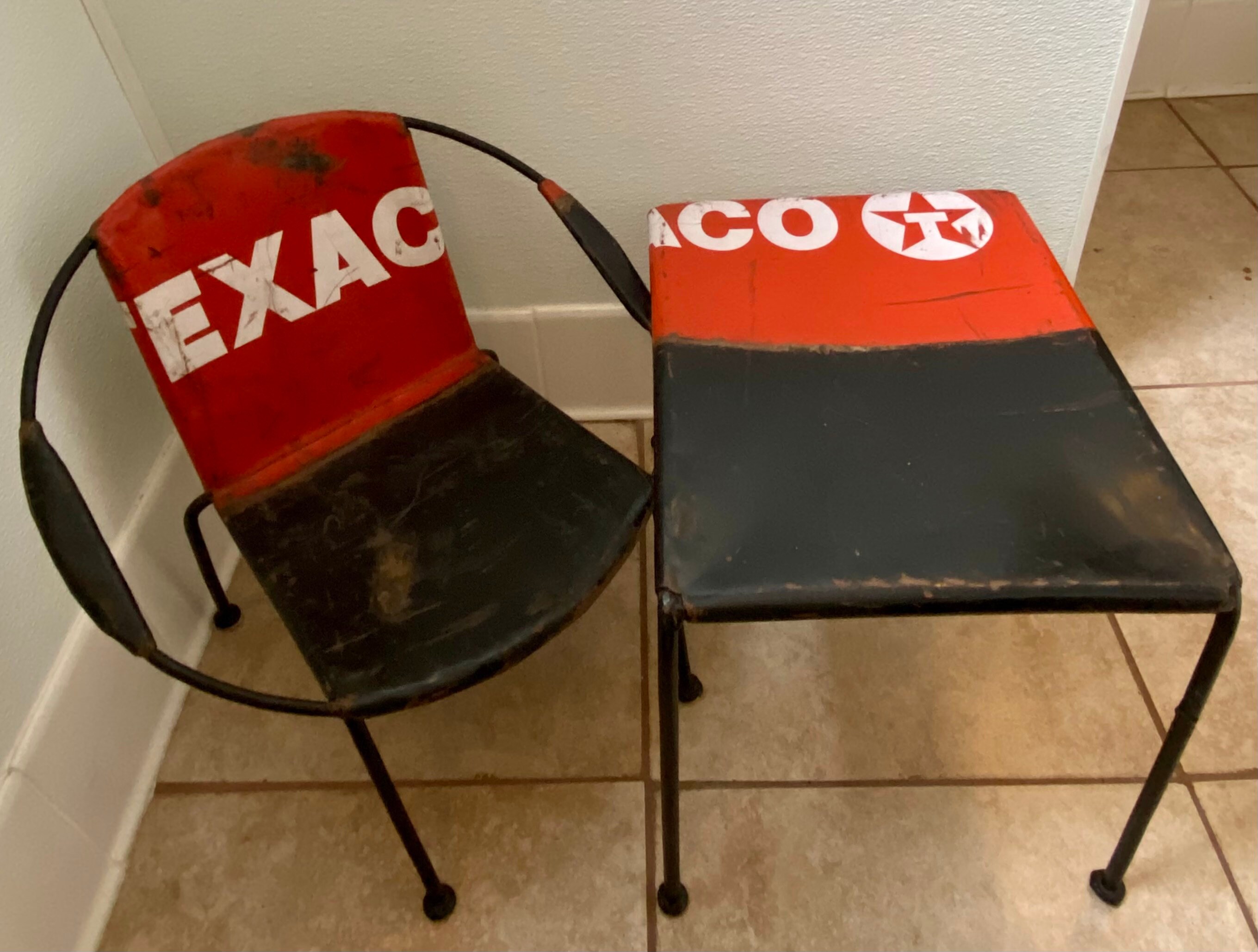 Togo West Africa Recycled Texaco Oil Drum Side Table - Etsy