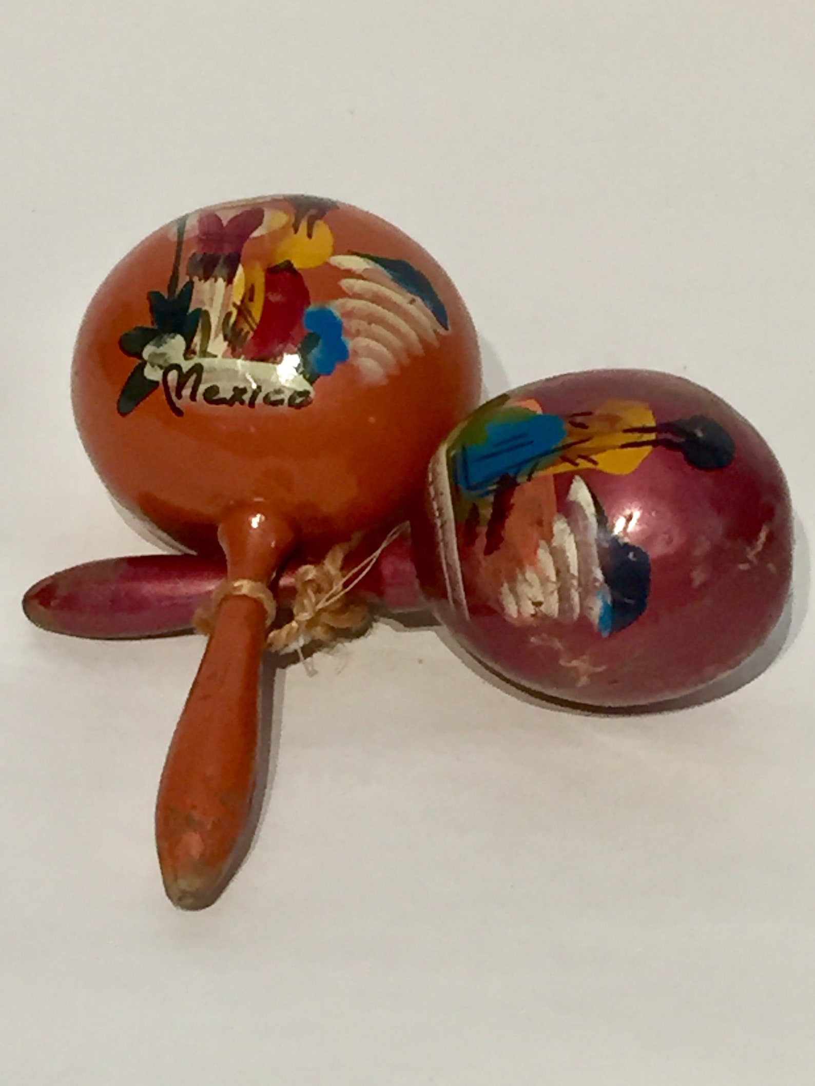 Mexican Painted Gourd Maracas - Etsy
