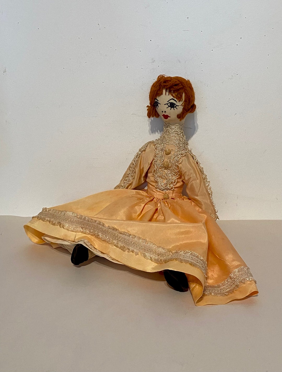 Victorian Style Cloth Rag Doll - Etsy