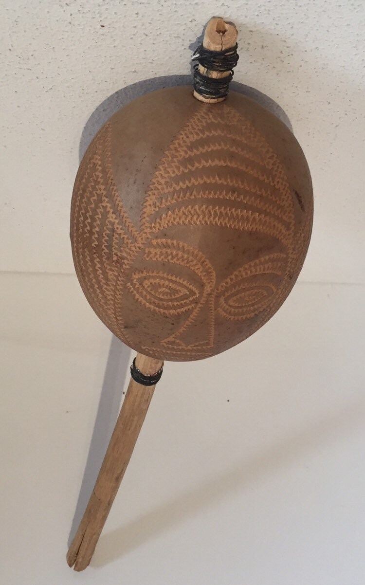 Peruvian Gourd Maraca Hand Carved - Etsy