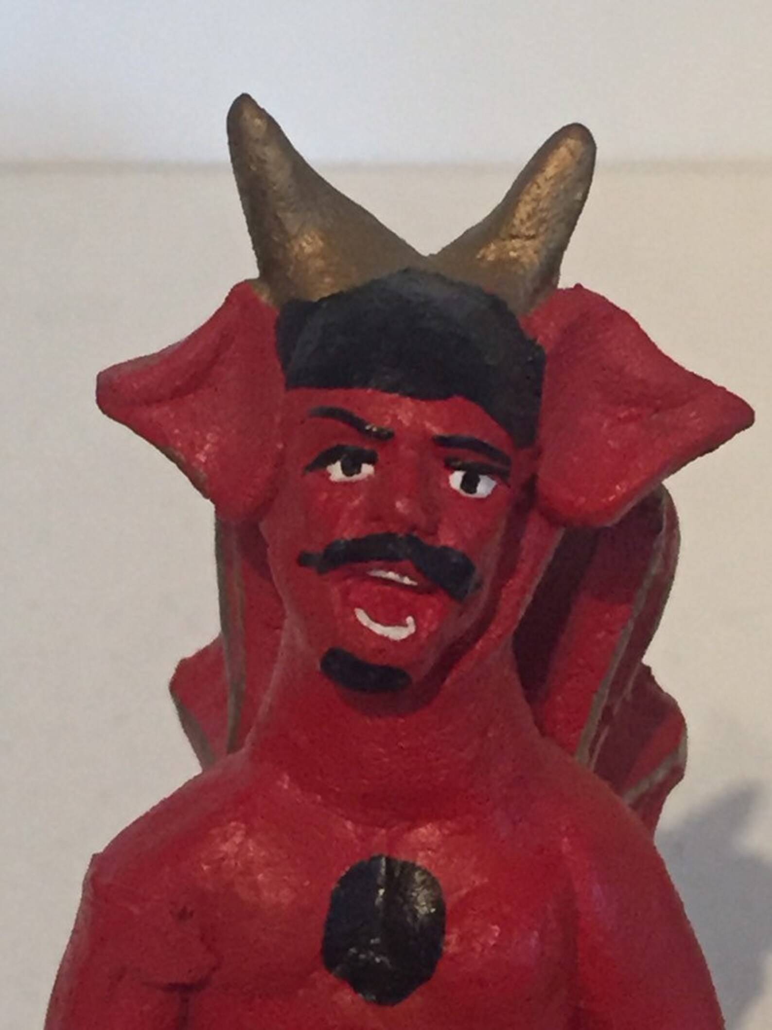 Mexican Vintage Ceramic Devil/Diablo Figure with wings | Etsy