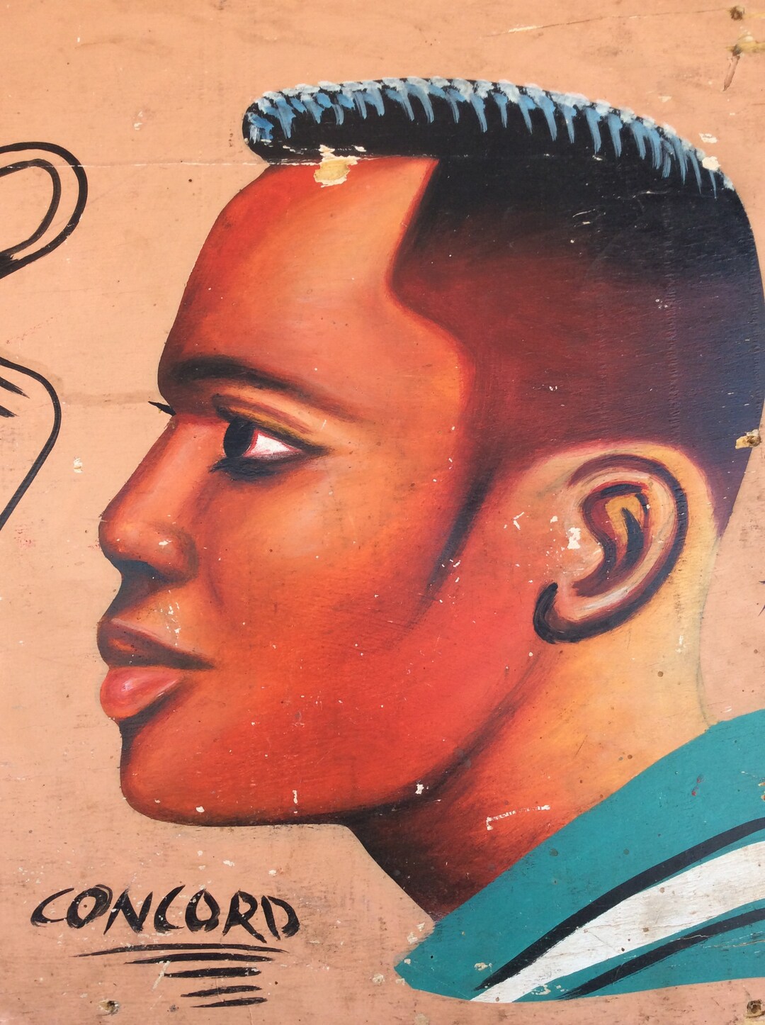 West African Hair Salon Sign - Etsy