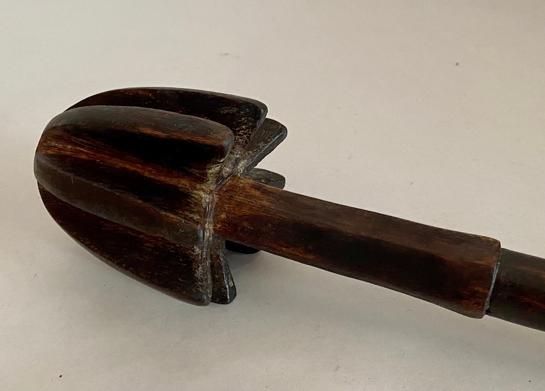 East African Carved Wooden Butter Whisk - Churner Sculpture - Etsy