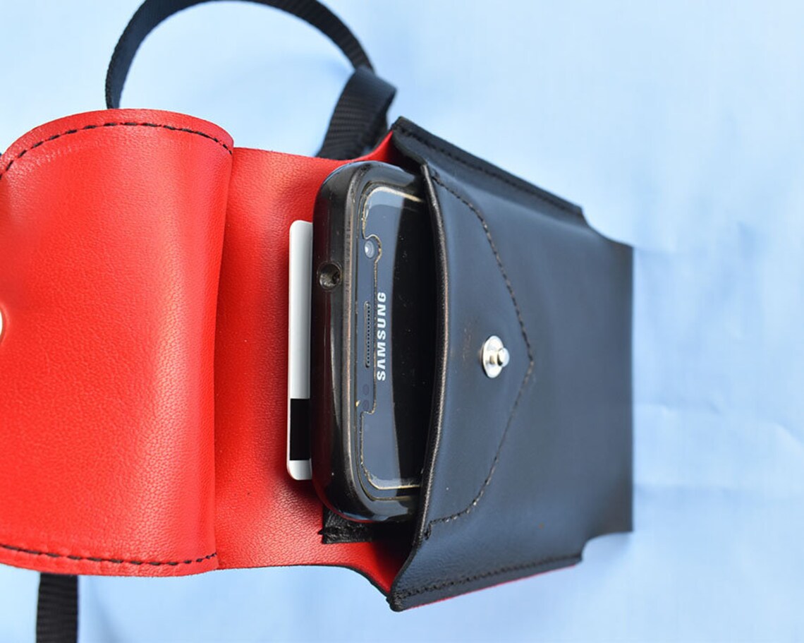 Pochette de téléphone personnalisée 100% cuir / Cadeau pour | Etsy