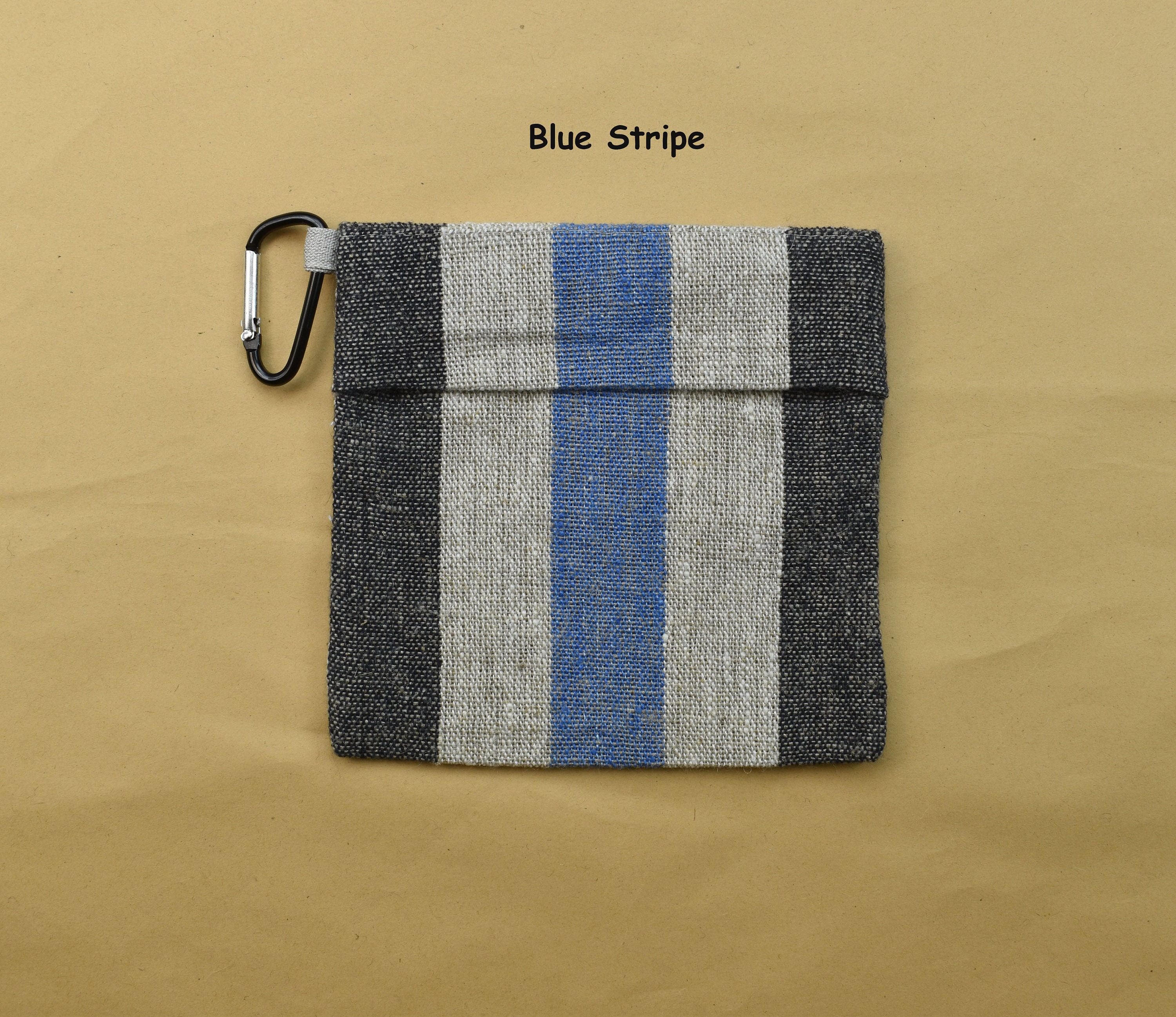 Linen Face Mask Pouch / Face Mask Case / Mask Bag