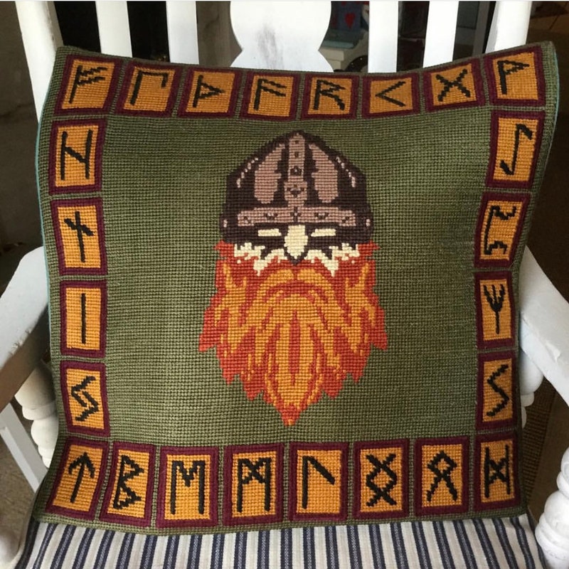 Needlepoint Cushion - Etsy