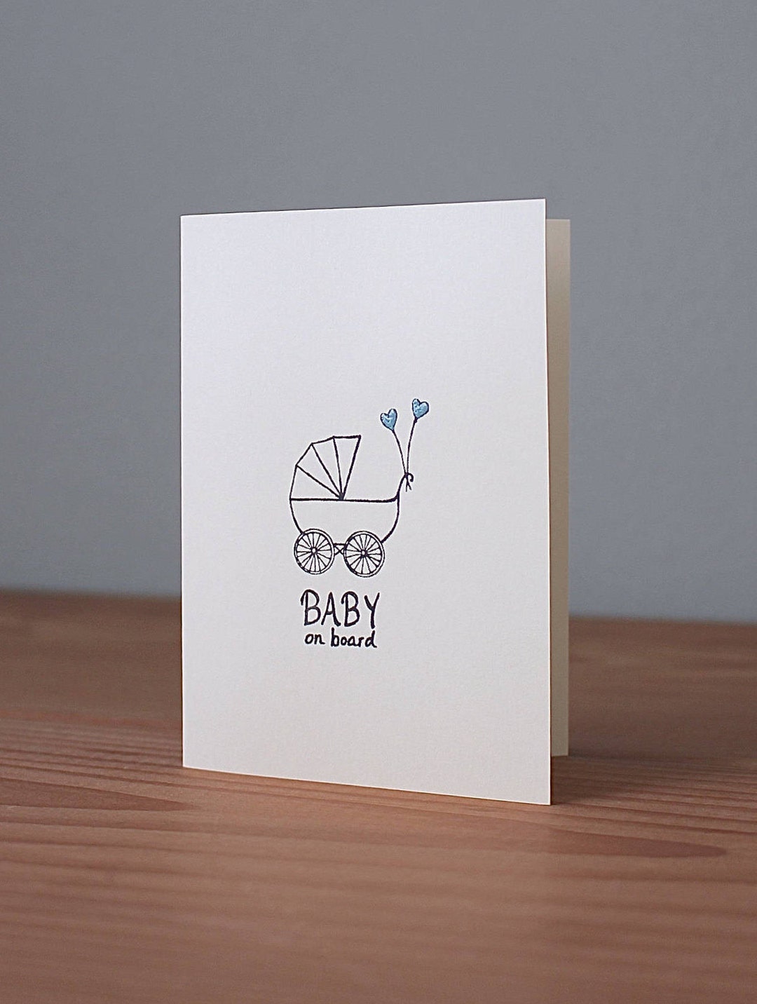 Handmade Baby on Board Card, Mom to Be Card, Card for Mom to Be, Baby ...