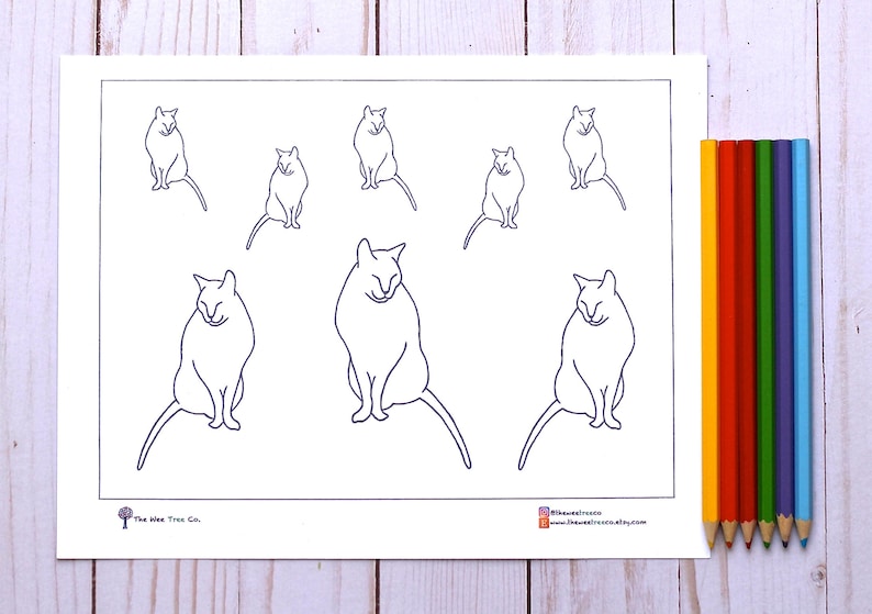 Printable Colouring Placemat, Cat Colouring Picture, Coloring Activity ...