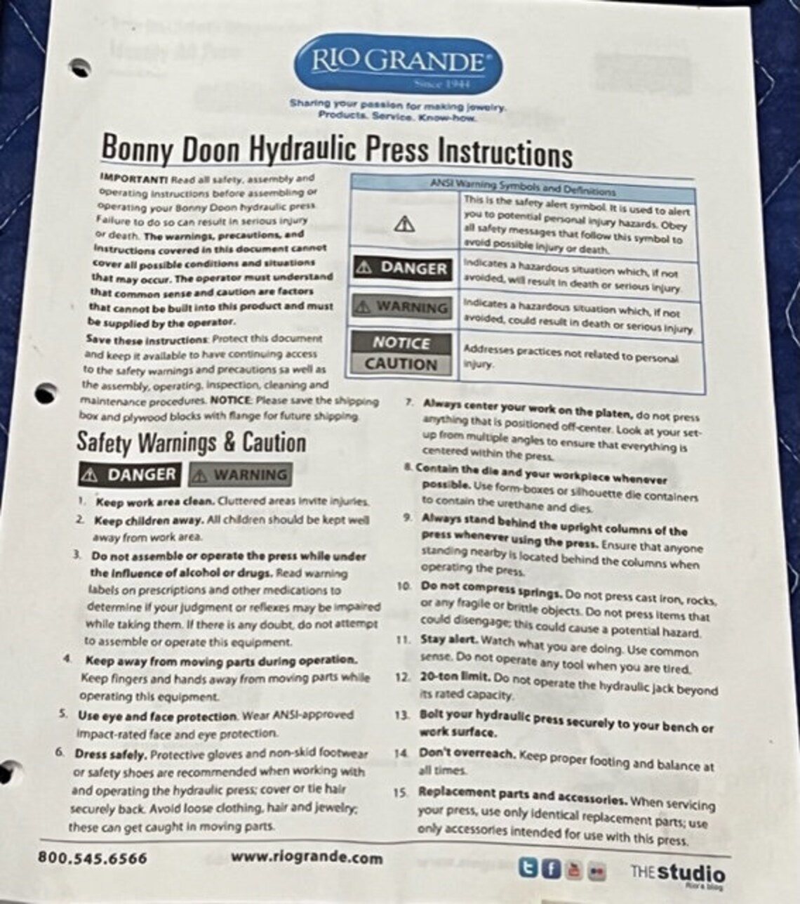 Bonny Doon Mark II Manual Hydraulic Press, Best Most Versatile Artisan Tool for Forming ...