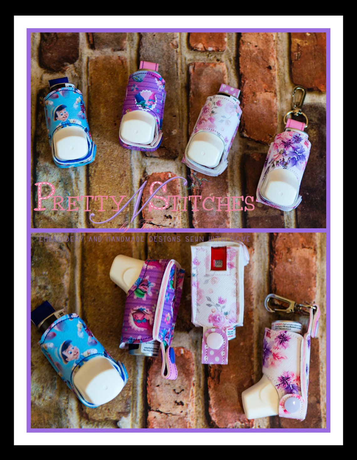 Digital Download ITH Embroidery Design Side Snap Inhaler - Etsy