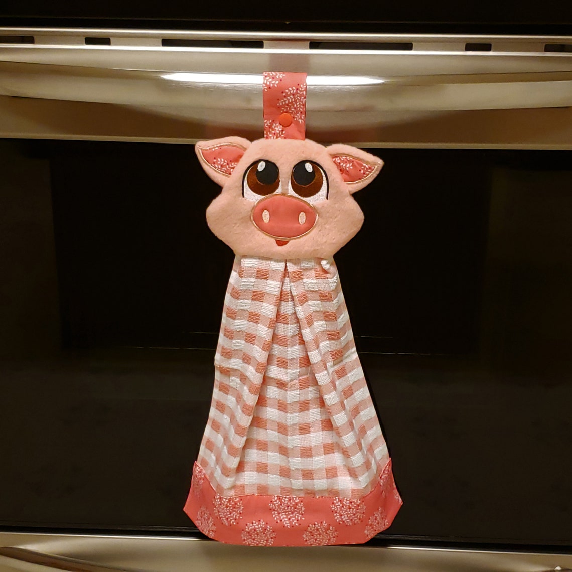 In the Hoop Pig Towel Topper Embroidery Design Includes 3 - Etsy