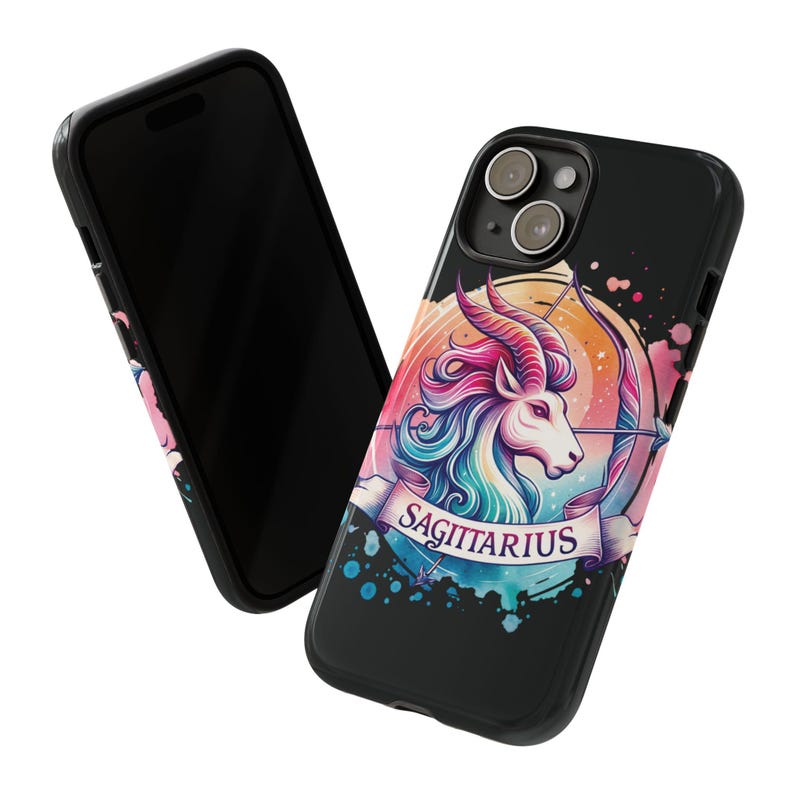 Sagittarius Sign Horoscope Fantasy Unicorn - Tough Phone Case for Apple ...