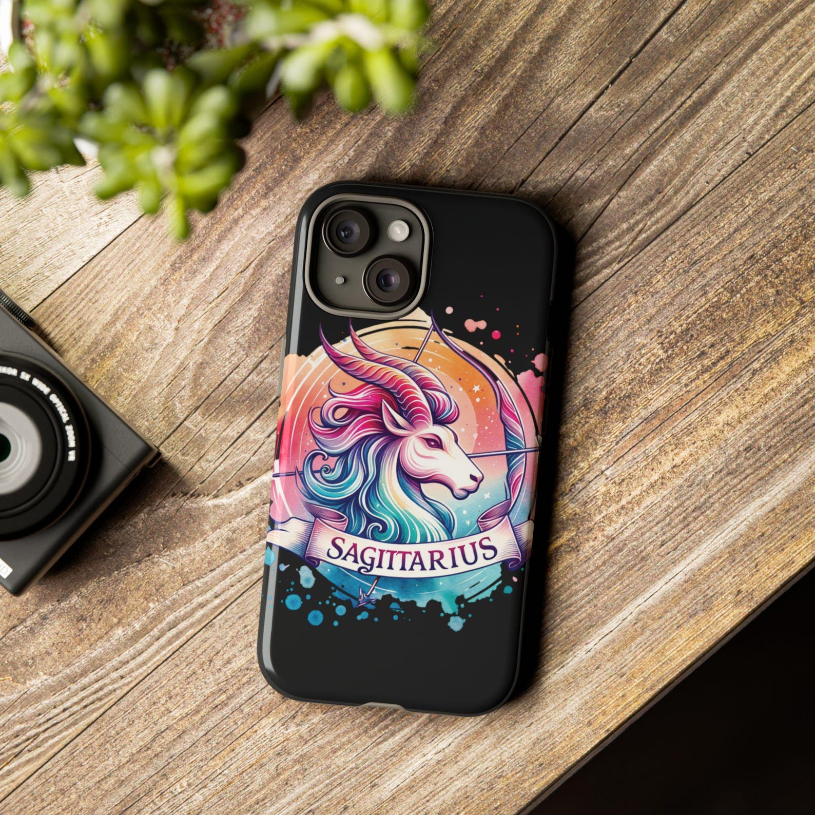 Sagittarius Sign Horoscope Fantasy Unicorn - Tough Phone Case for Apple ...