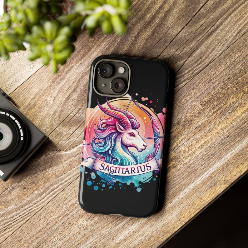 Sagittarius Sign Horoscope Fantasy Unicorn - Tough Phone Case for Apple ...