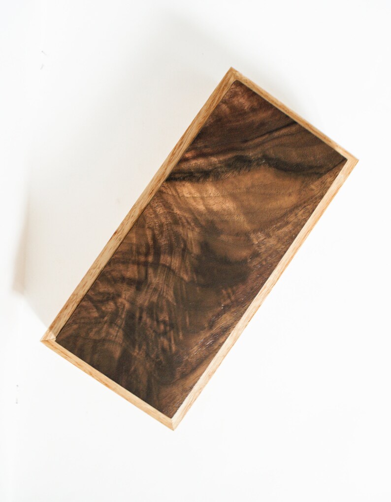 Handmade Ash and Black Walnut Wooden Box - Etsy