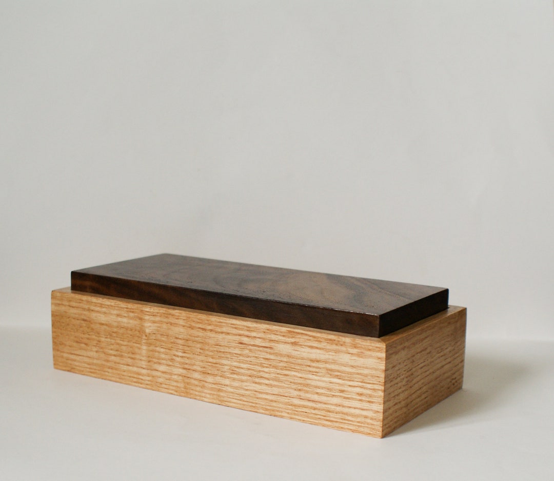 Handmade Ash and Black Walnut Wooden Box - Etsy