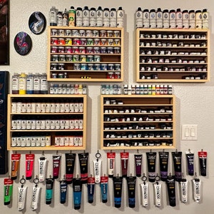 Pine Model Paint Storage Shelf - 4 Shelf - Etsy