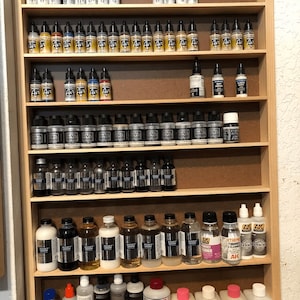 Large Paint / Display Shelf - Wide Spacing - Etsy