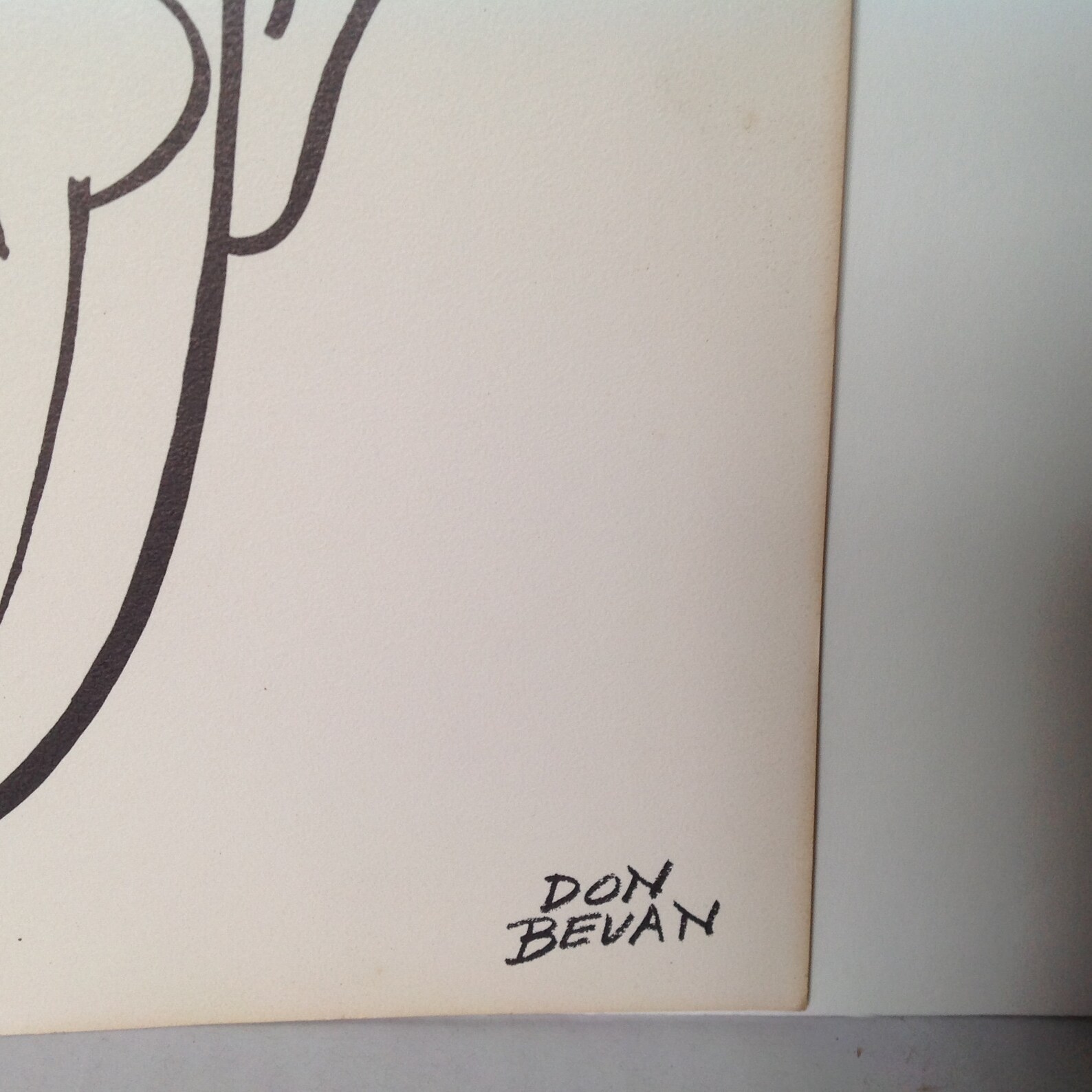 Vintage Stan Laurel Caricature Print/don Bevan Celebrity Caricature ...