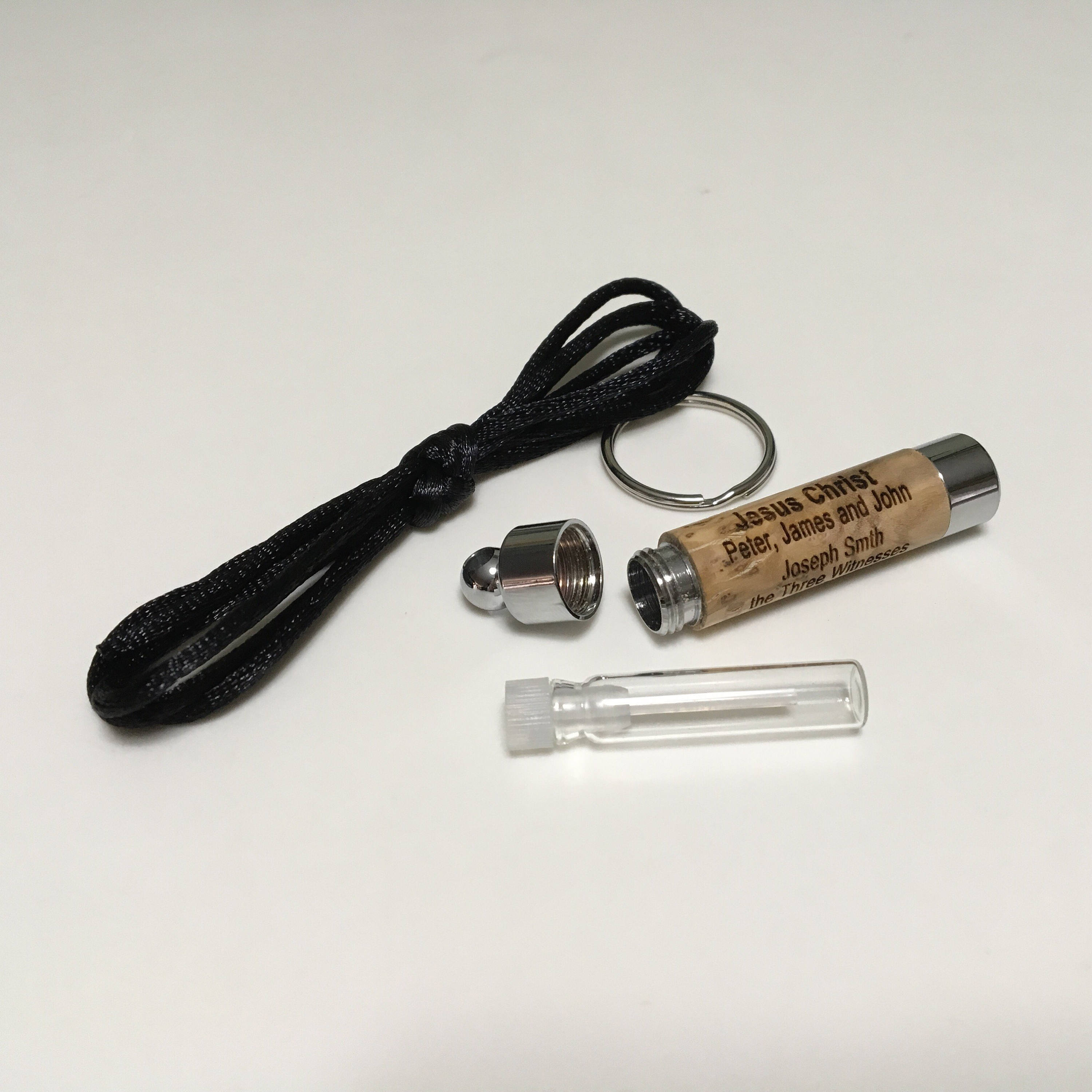 Oil Vial With Priesthood Line of Authority Engraved - Etsy