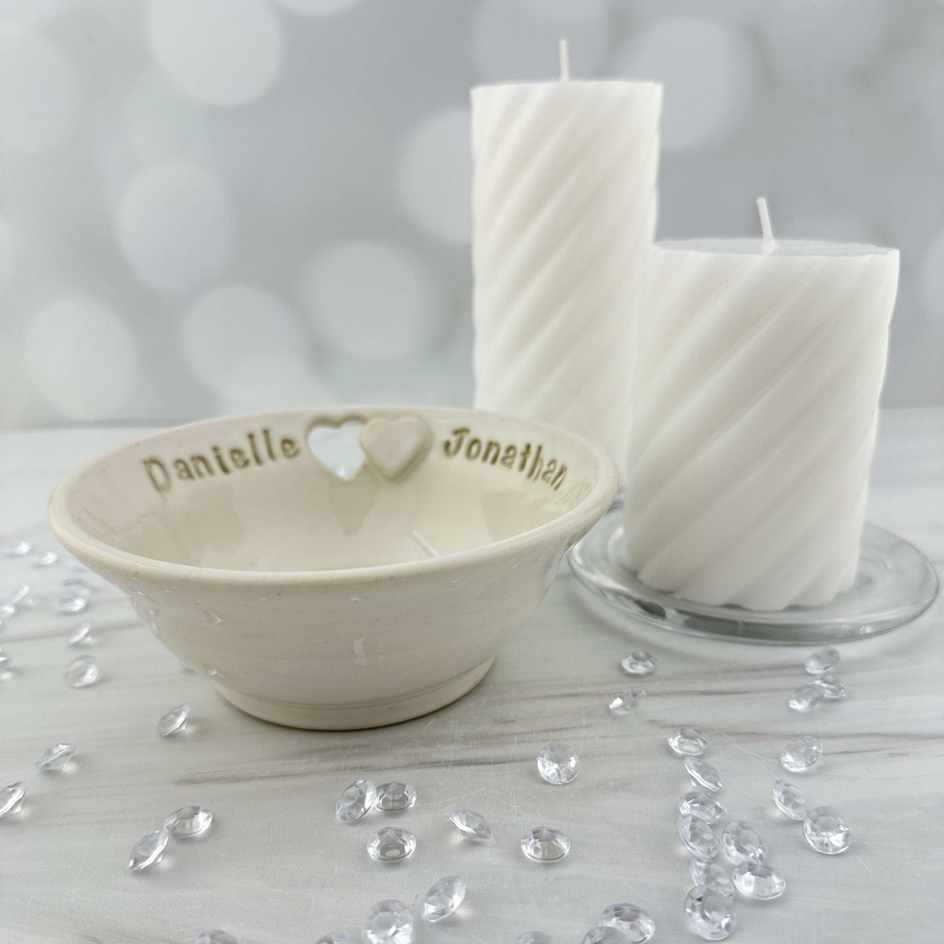 Personalized Wedding Bowl, Pottery Anniversary Gift, Handmade Pottery ...