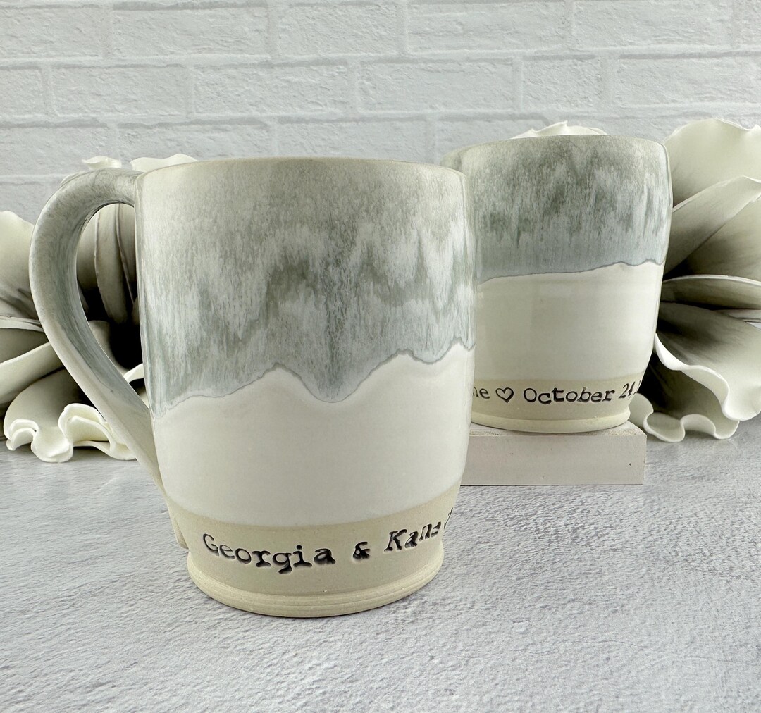 Personalized Wedding Mugs – Custom Bride & Groom Gift- Pair of Mugs - Etsy