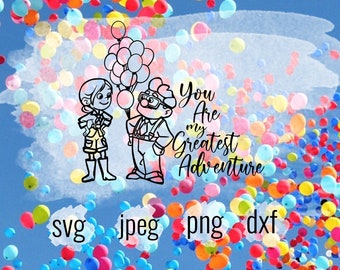 Pixar up Svg | Etsy