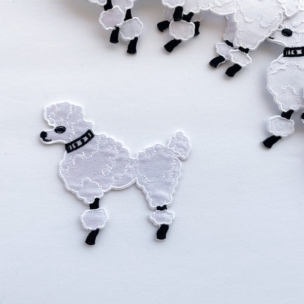 Poodle Applique - Etsy