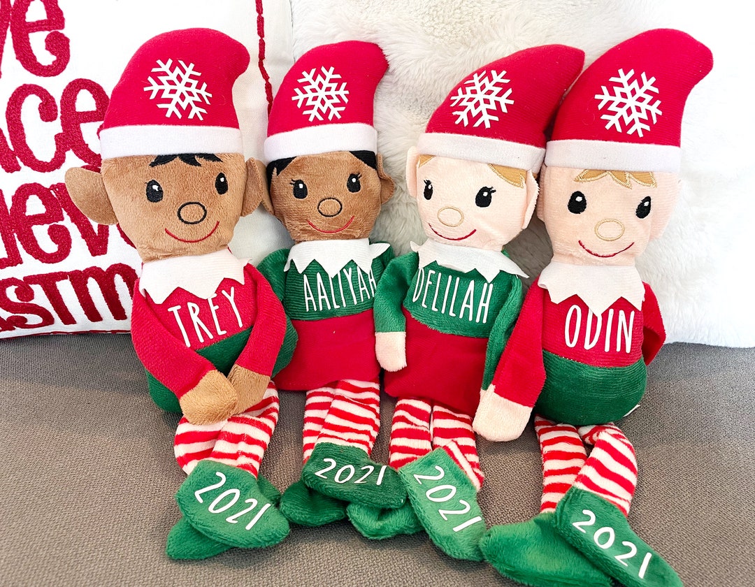 Personalized Christmas Elf Plush , Christmas Gift, Custom Elves ...