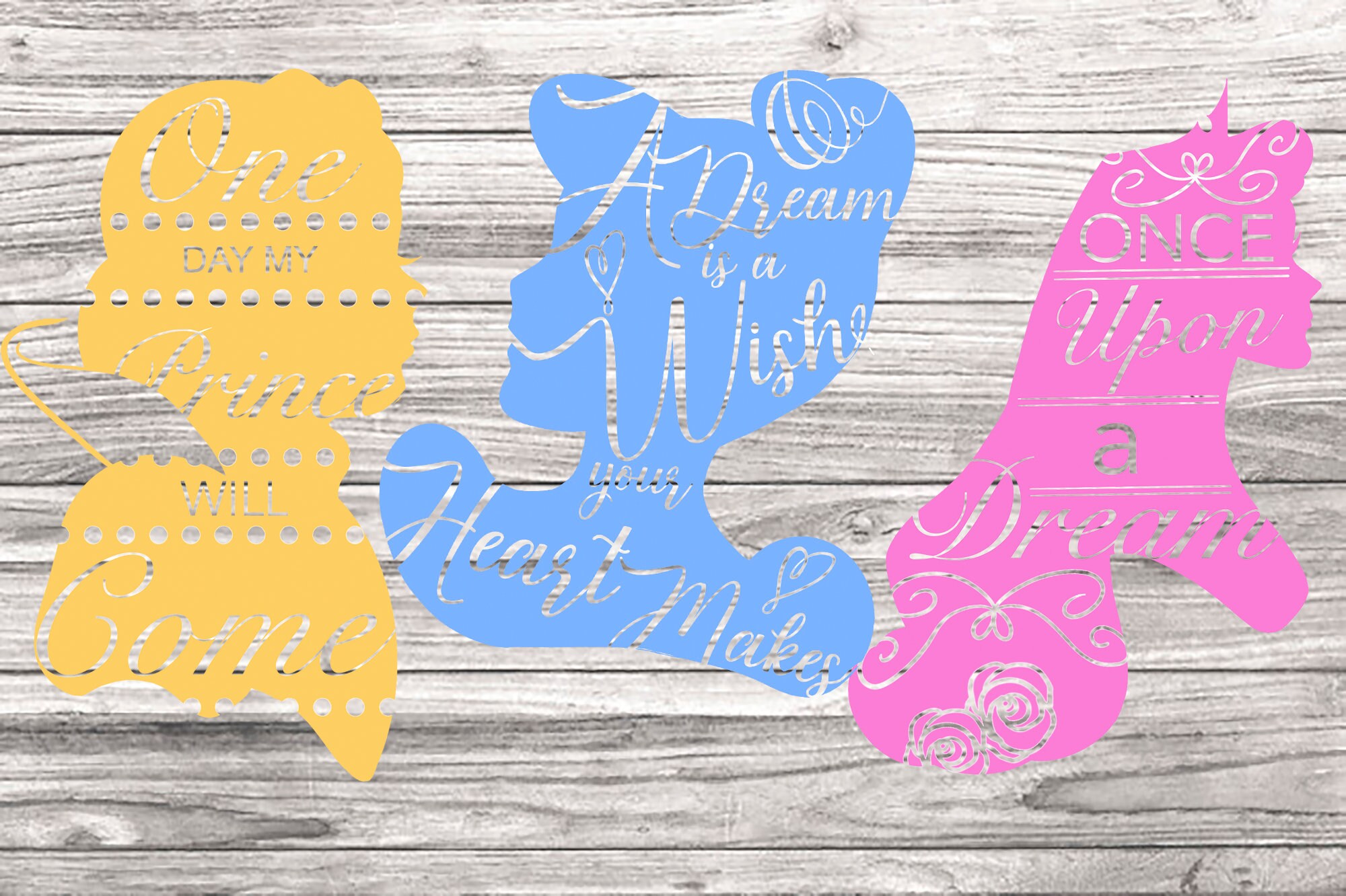 Disney Princess SVG Bundle Cricut Disney Princess Silhouette | Etsy