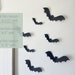 3D Paper Bat Halloween Wall Decor: Black Bats, 30 Pieces - Etsy