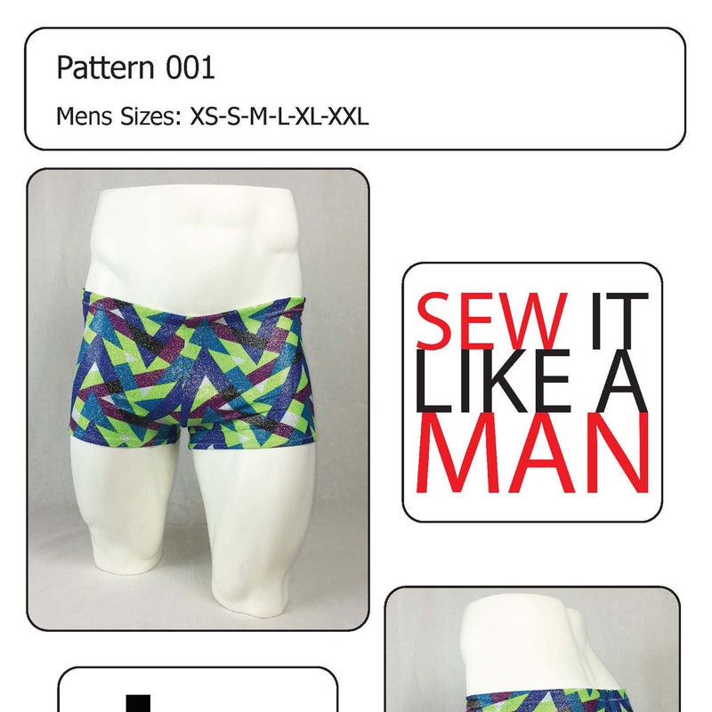 Mens Swim Trunks Pattern - Etsy