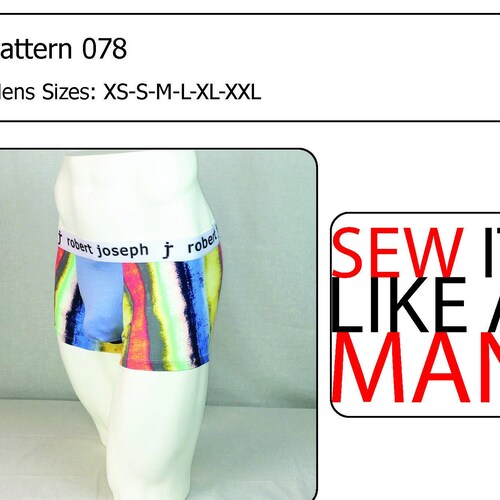 Mens Sport Brief Sewing Pattern PDF - Etsy