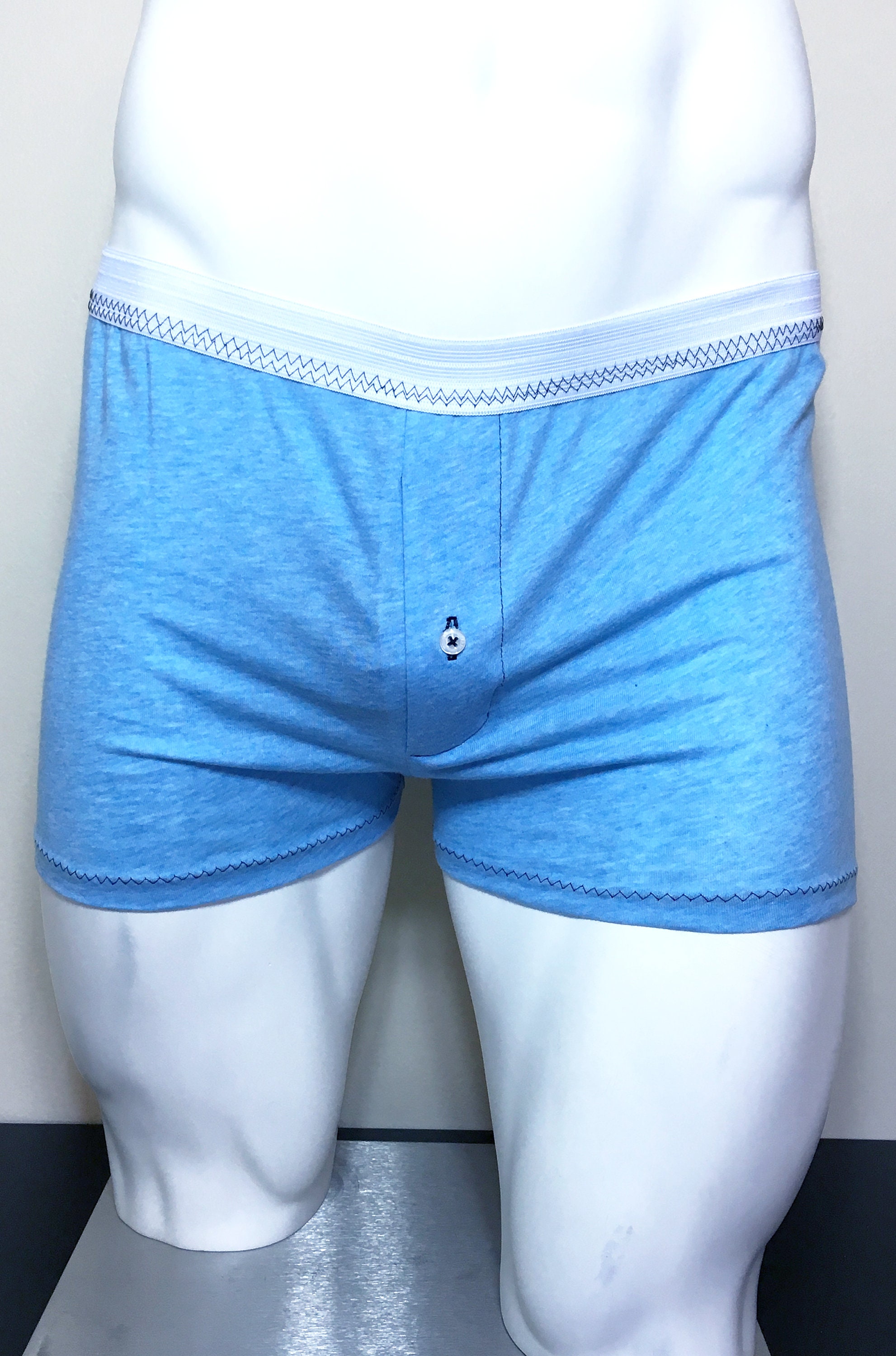 Men's Knit Boxer With Button Fly Sewing Pattern PDF - Etsy