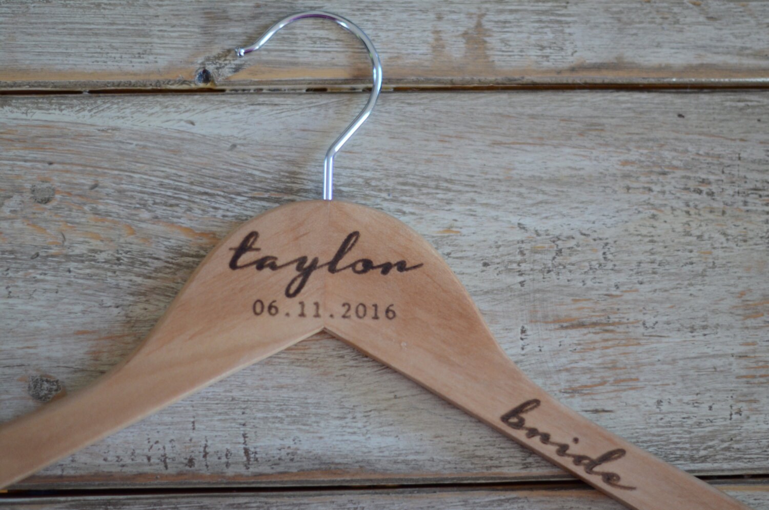 Custom Engraved Wood Hangers Bridesmaid Hangers | Etsy