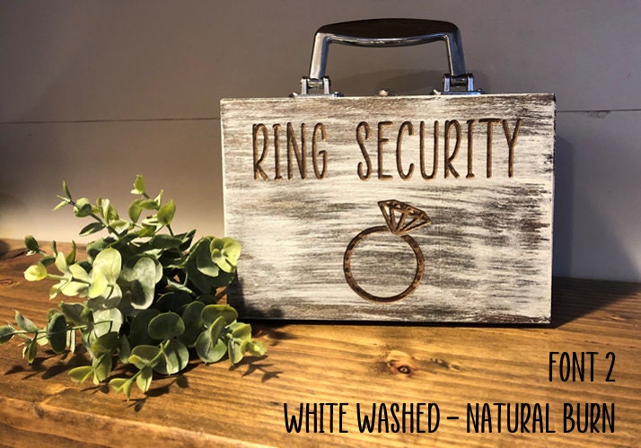 FREE SHIPPING Custom Ring Security Boxes Option to | Etsy