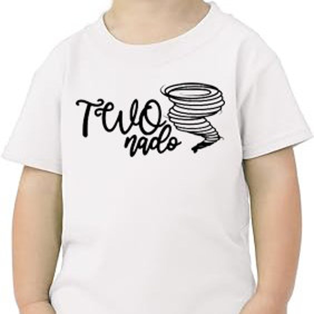 Two Nado Digital Cut File for Kids Tshirt - Etsy