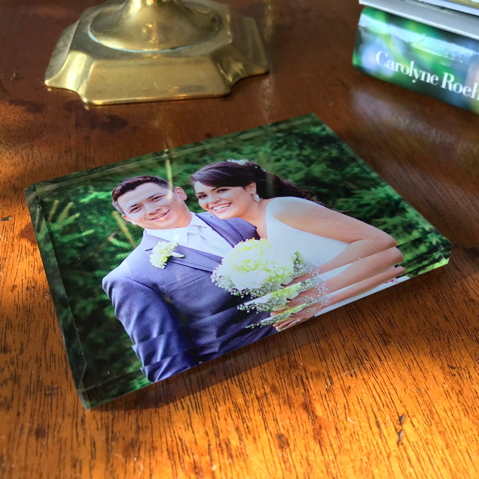 Personalized Pug Dog Photo Glass Paperweight ~ Custom Pet Memorial ...