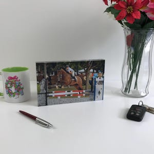 Custom Photo Glass Frame With Clock ~ Personalized Glass Picture ...