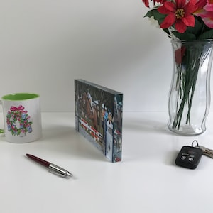 Photo Clock, Custom Photo in Glass Frame With Clock, Custom Picture ...