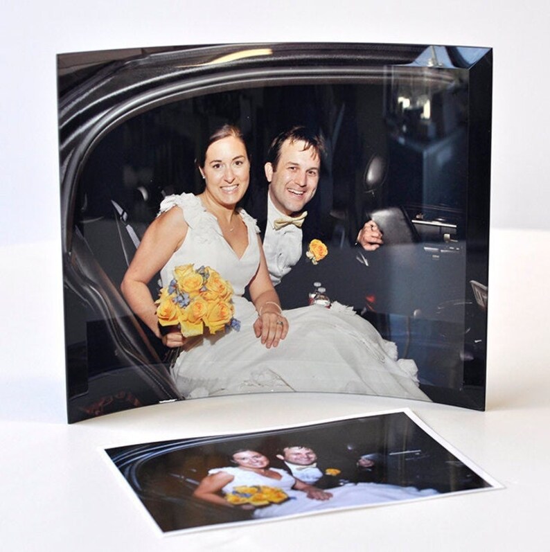 Glass Photo Print Frame Clear Glass Frame Family Portrait | Etsy