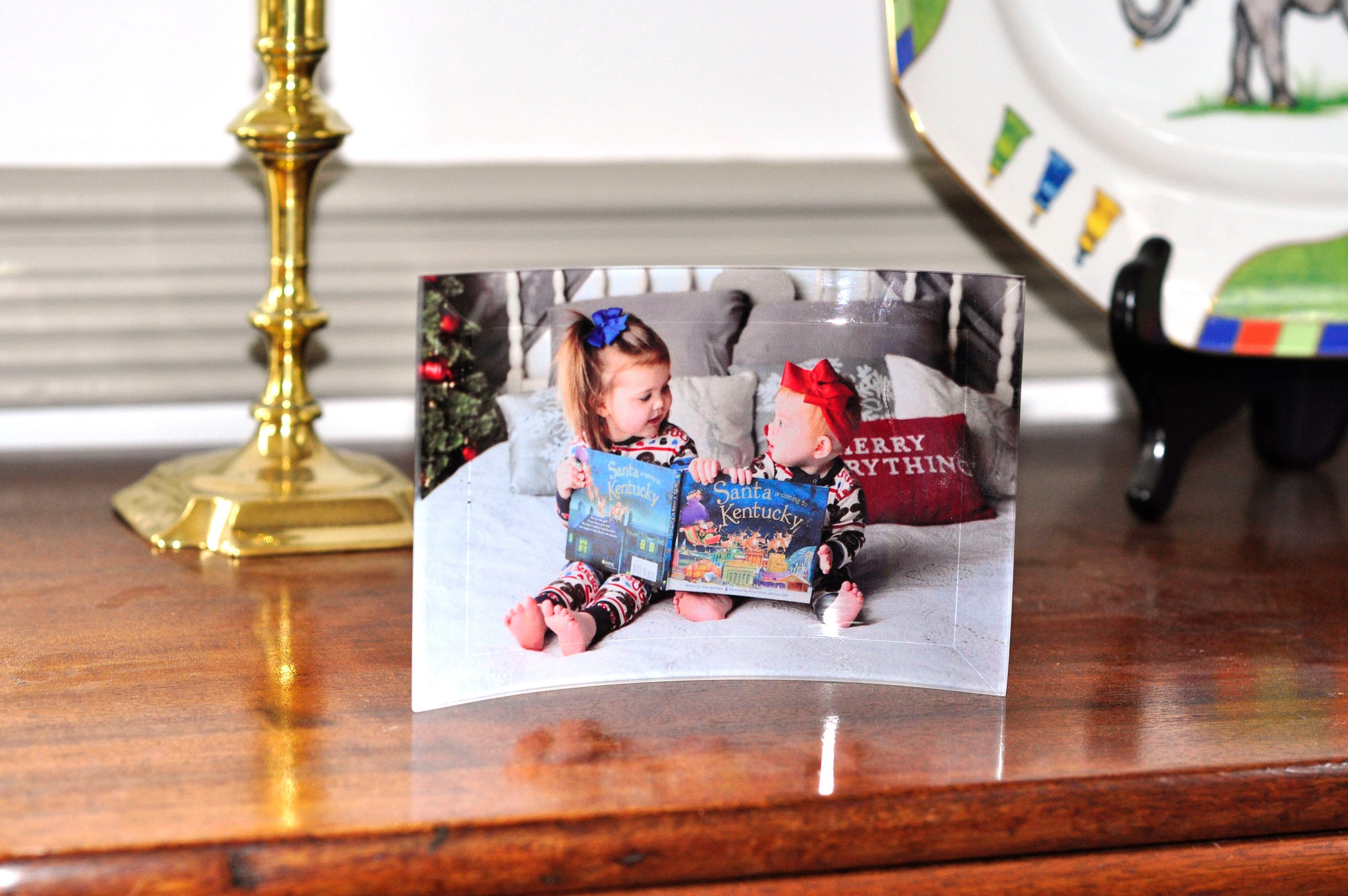 Glass Photo Print Curved Glass Photo Frame Self Standing - Etsy Canada