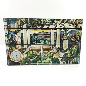 Custom Photo Glass Frame With Clock ~ Personalized Glass Picture ...