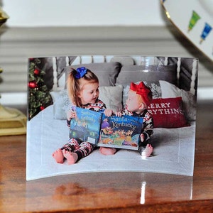 Glass Photo Print Frame, Clear Glass Frame, Family Portrait Gift ...