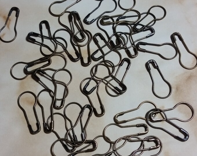 Bulb Pins Garment Pins, Gourd Pin, Pear Shaped Safety Pins, Stitch ...
