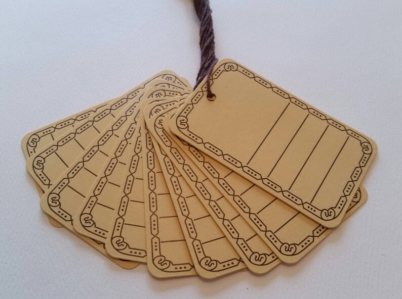 Merchandise Tags Hanging Price Tags for Use in Boutiques - Etsy Canada