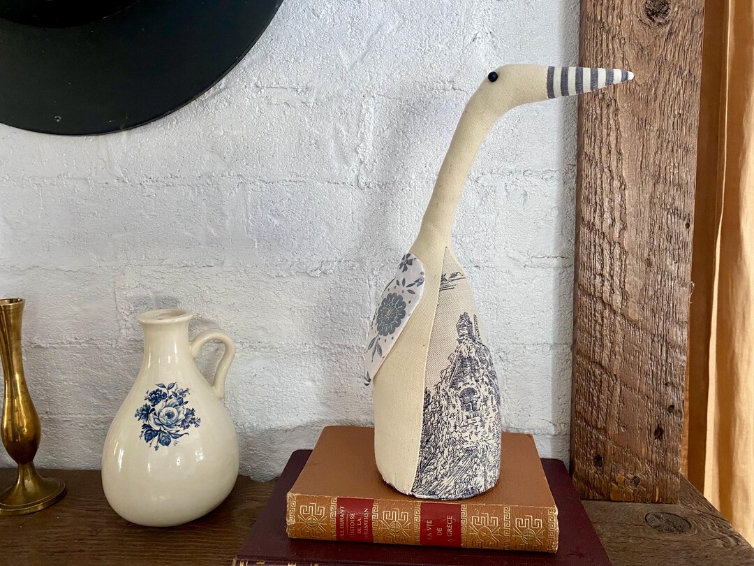 Canadian Goose, Handmade Doll, Art Doll, Art Bird, Bird Rag Doll, Bird ...