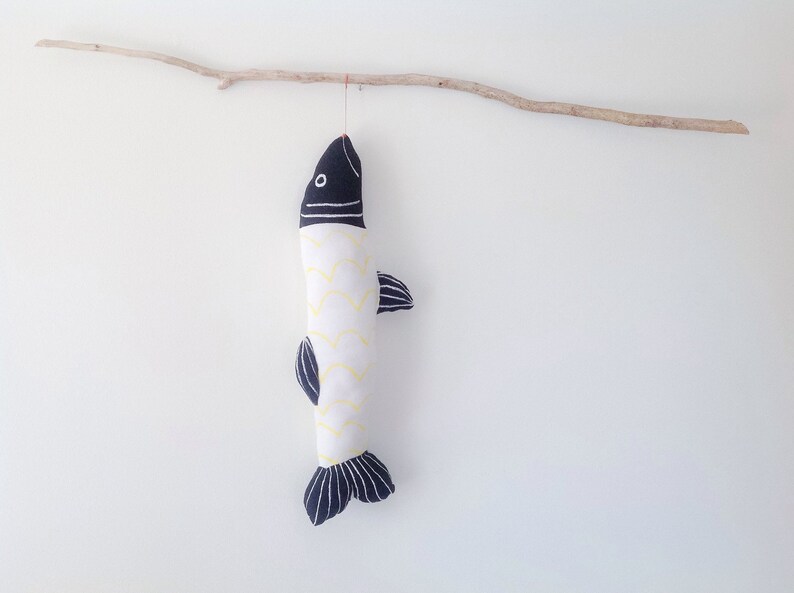 Fish Rag Doll Ouananiche From Lac Saint-jean / Soft Fabric - Etsy